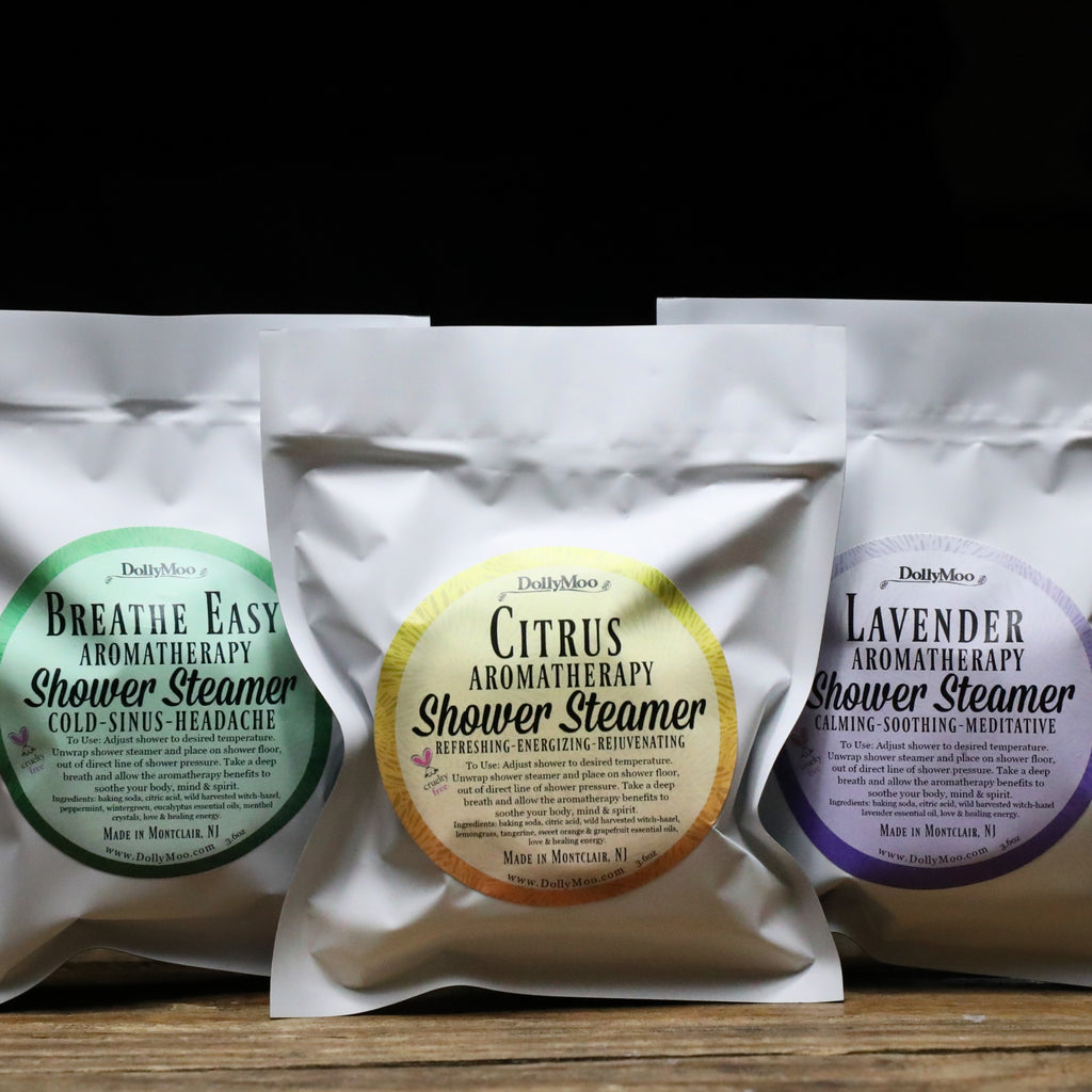 Aromatherapy Shower Steamer Variety Pack | Citrus, Lavender & Breathe Easy